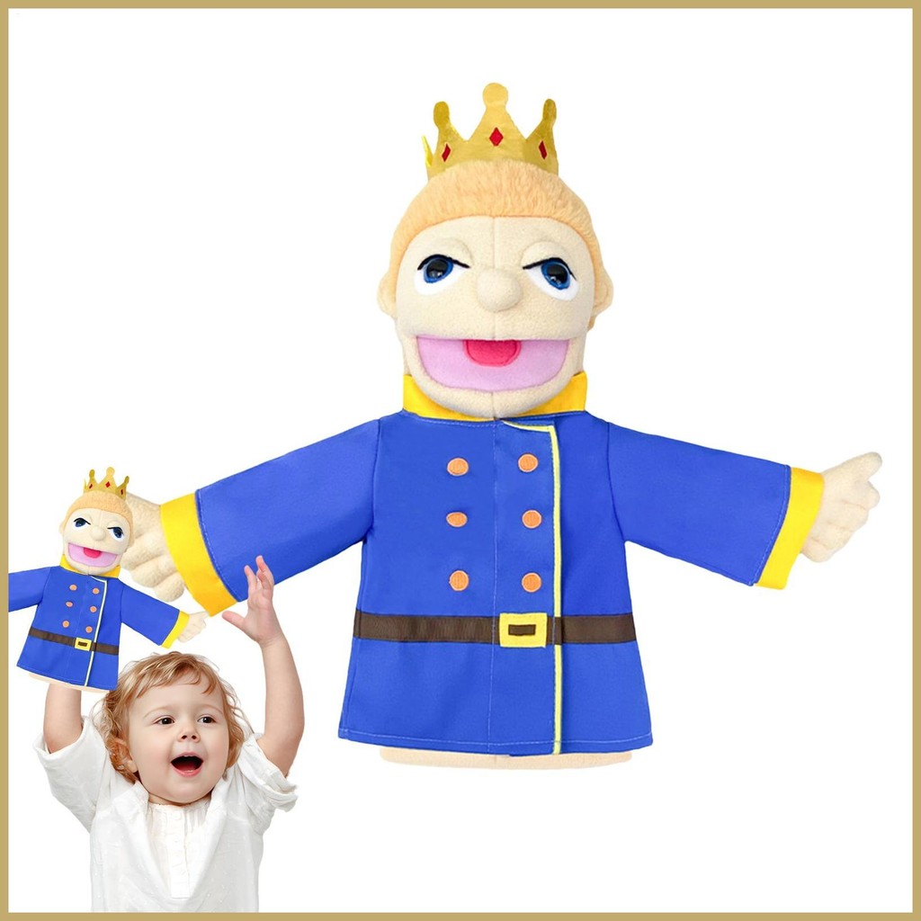 Career Hand Puppet Waiter Princess Prince Cowboy Stuffed Plush Toy Hand ...