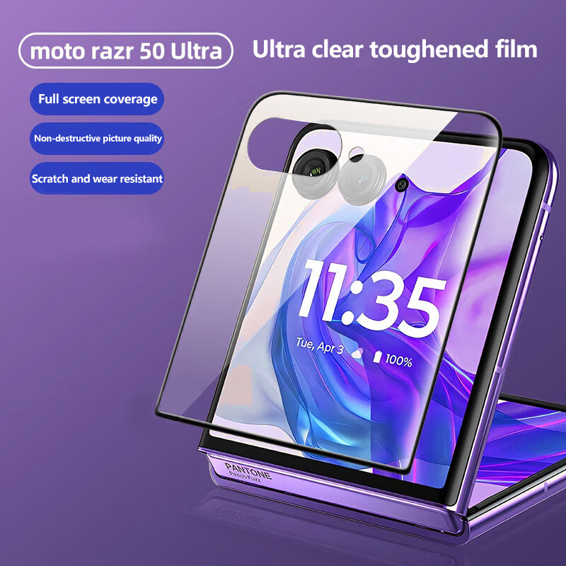 Ultra Thin HD Tempered Glass For Motorola Razr 50 Ultra Razr 2024 50 ...