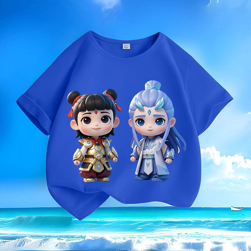 nezha tshirt for kids nazha t shirts | Shopee Malaysia