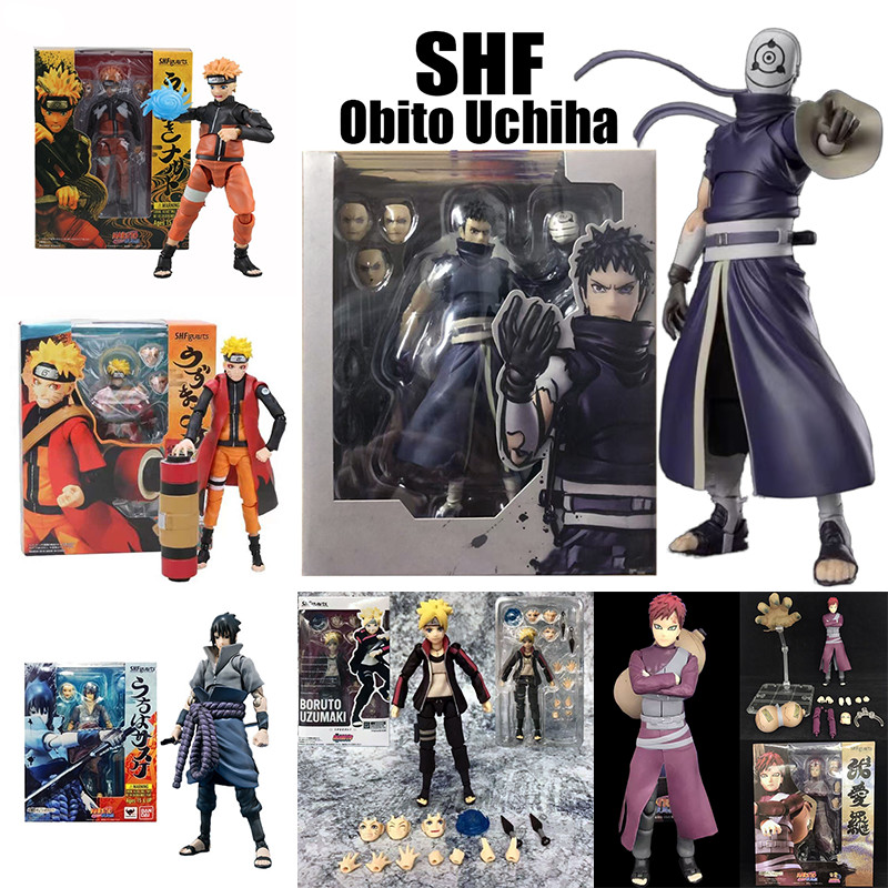 SHF NARUTO Action Figure Obito Uchiha Kakashi Namikaze Minato Gaara ...