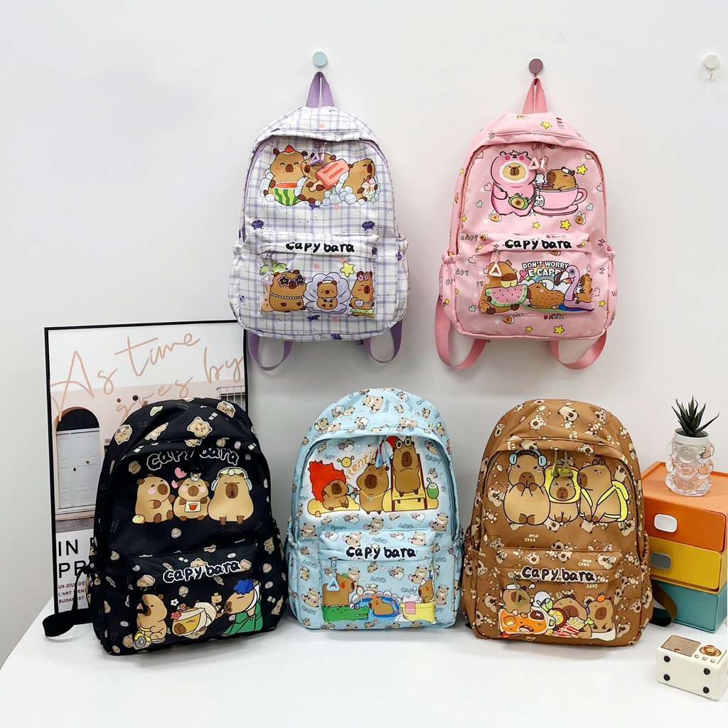 capybara backpack High capacity stress relief backpack Cute capybara ...