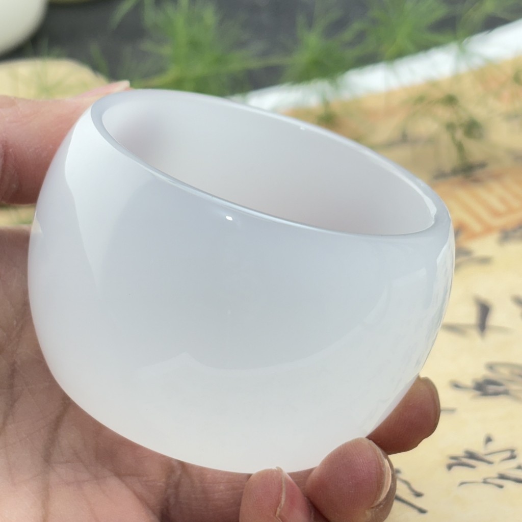 Cawan Teh Jade Porcelain Teh Putih Jenis Ais Jade Cawan Induk Qing Jade ...