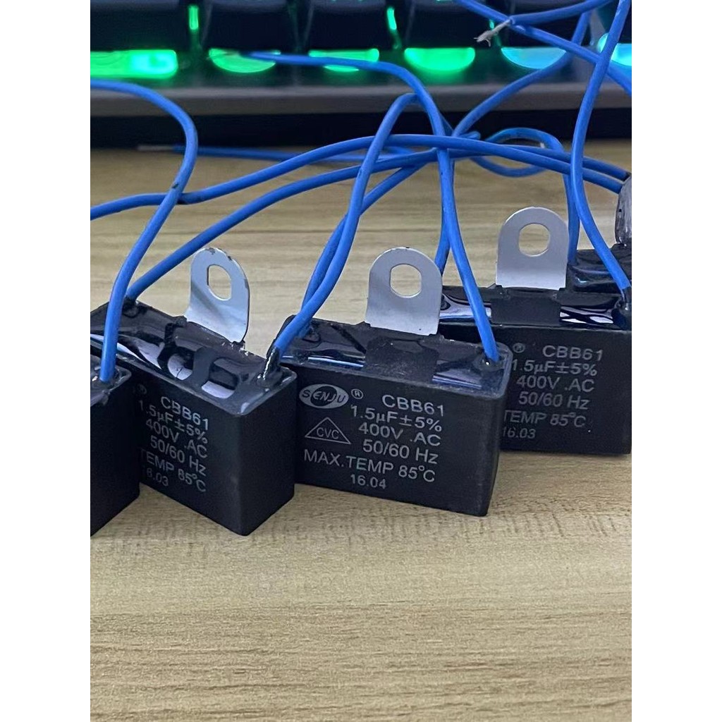 Universal 1.5 uf Shaking Head Electric Fan Capacitor Wall Fan Table Fan ...