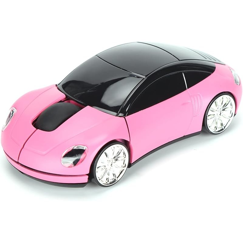 Sports Car Mouse, Race Car Shaped Optical Cordless Computer Mouse with ...