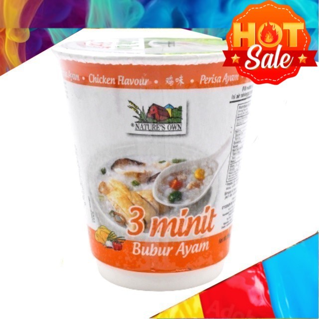 (HALAL) Bubur Ayam Segera, Bubur Ayam Cawan, Own Instant Cup Chicken ...