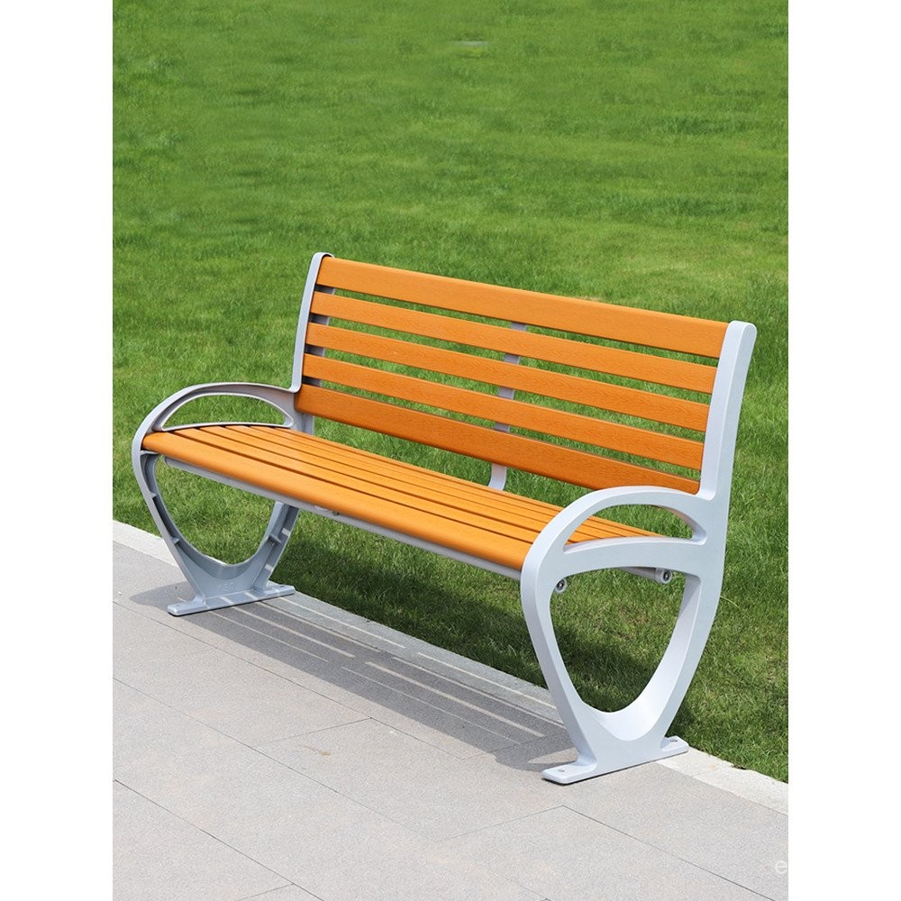 Park Chair Outdoor Bench Preservative Wooden Stool Plastic Wood Chair ...