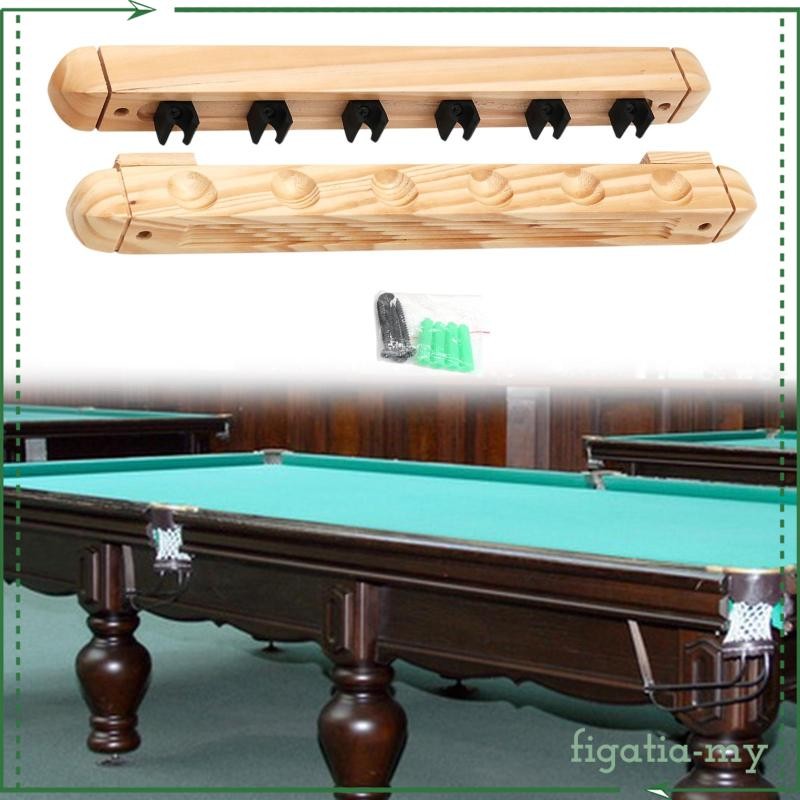 [FigatiaMY] Billiard Pool Cue Rack Display Shelf Space Saving ...