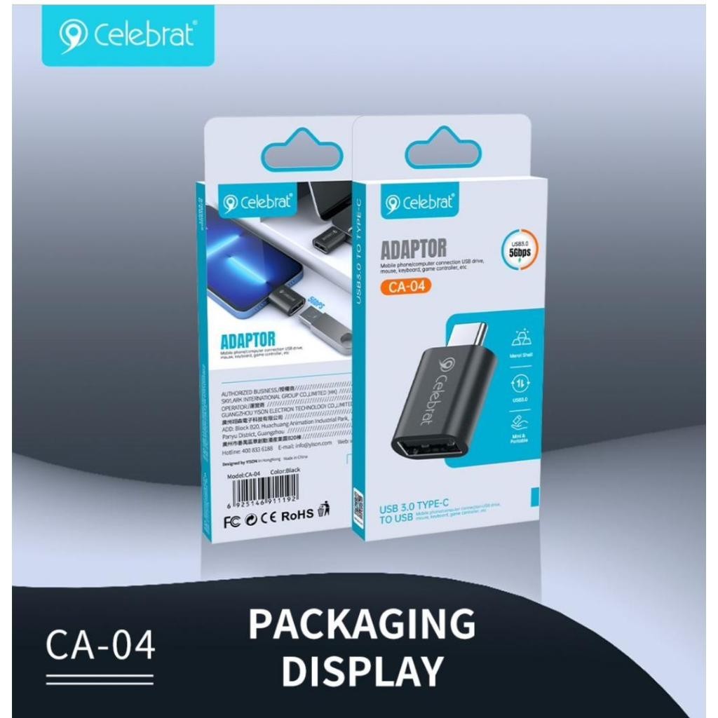 Celebrat CA-01 (USB3.0 To Type-C)/CA-02 Type-c To IP CA-03 Iphone to TypeC Adapto CA-02 Type-c ...