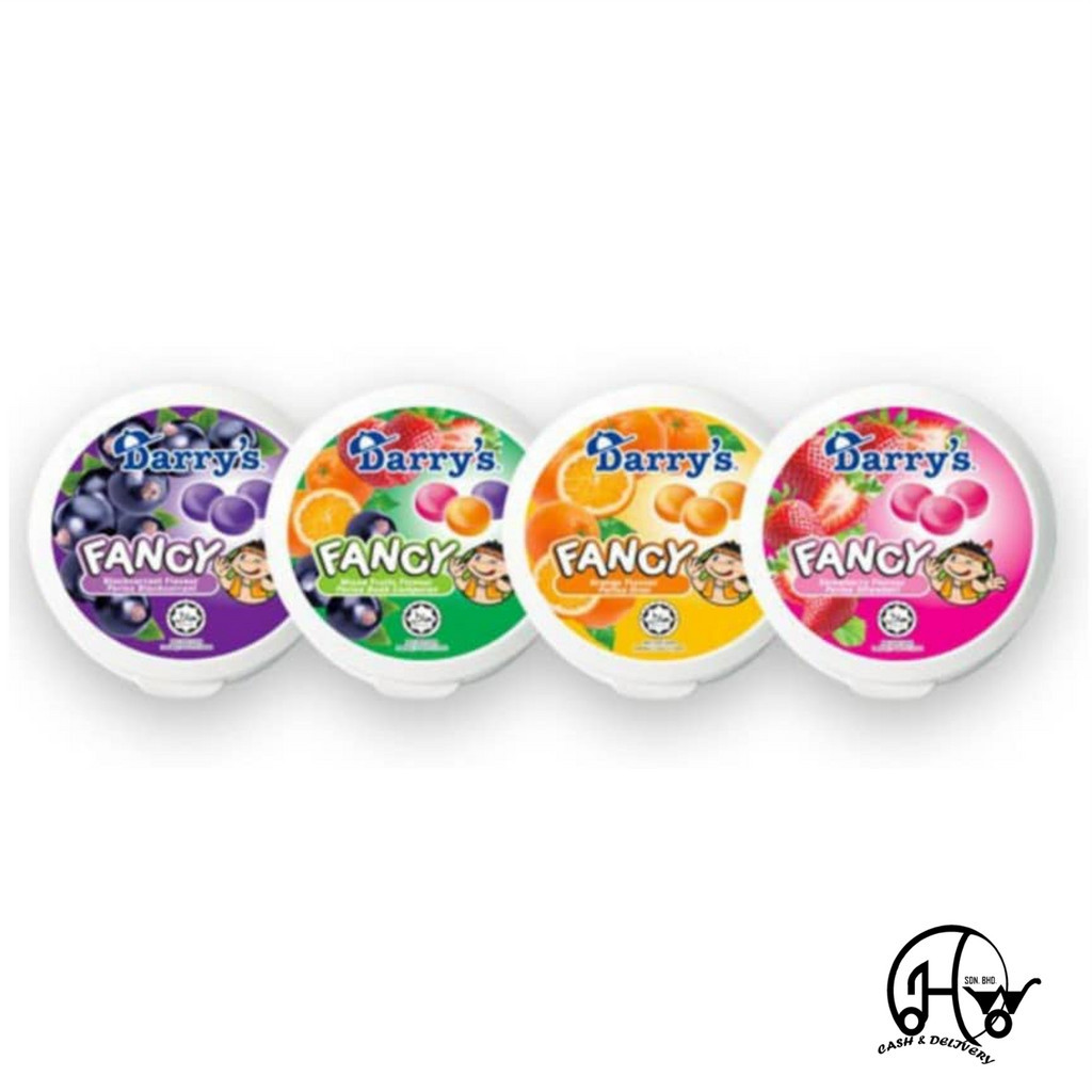 Darry's Fancy Candy Sweets with Glucose 40g Mix Fruits, Strawberry ...