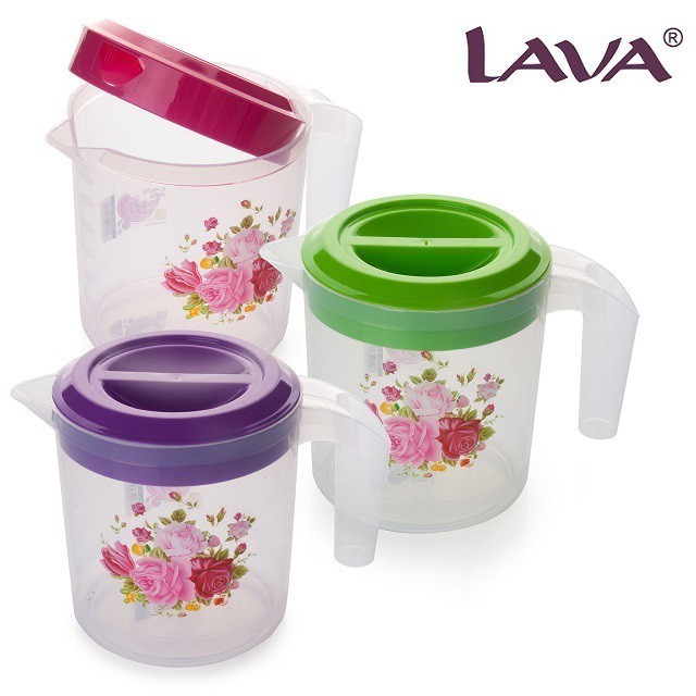 LAVA Plastic Water Jug 1.6 Liter Jug Air Plastik Water Pitcher | Shopee ...