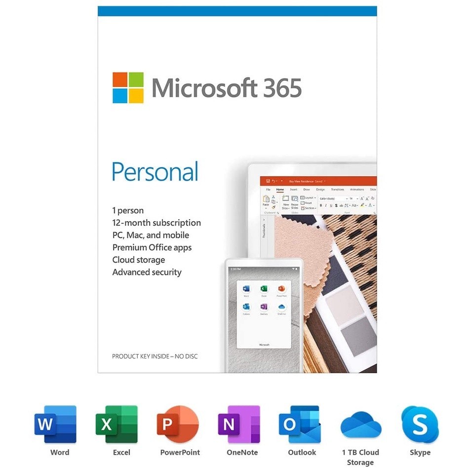 Microsoft Office 365 Personal - 1 Year Subscription | Shopee Malaysia