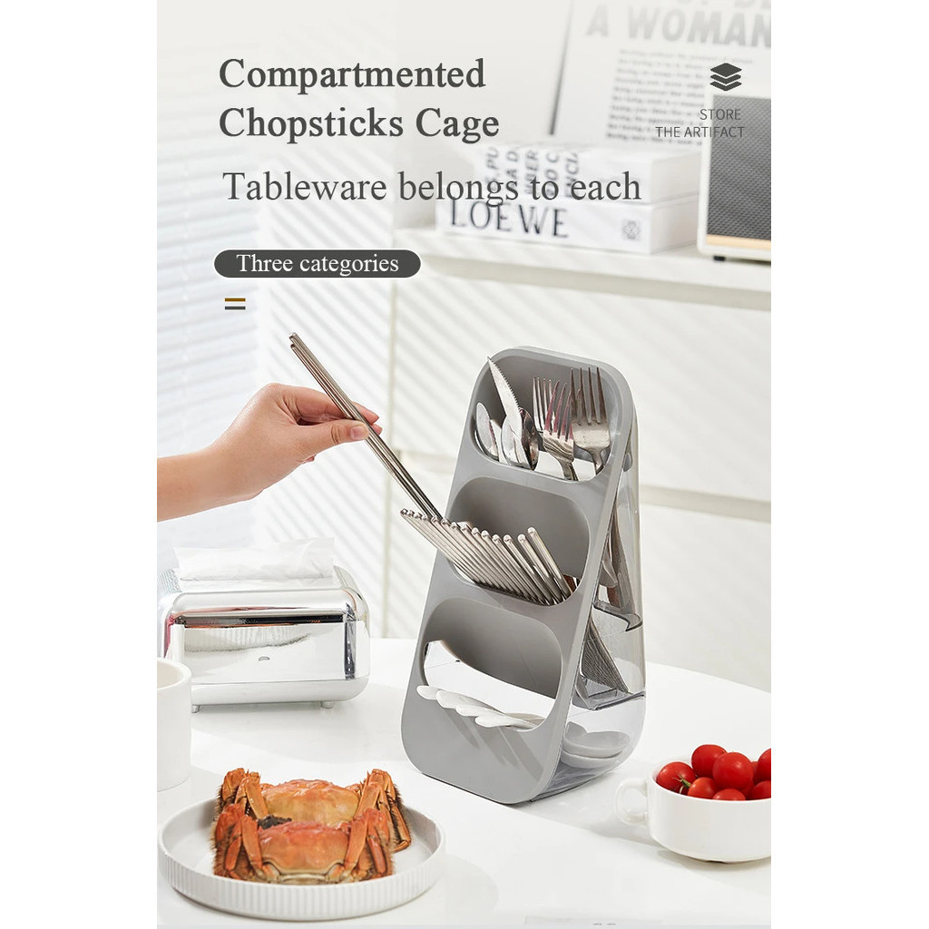 Multifunctional Chopsticks Cage Household Drain Oblique Insert ...