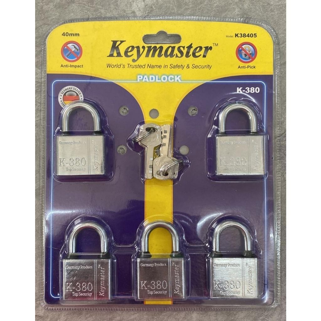 5 PCS "KEYMASTER" Key Alike Pad Lock 40mm / 50mm | Shopee Malaysia