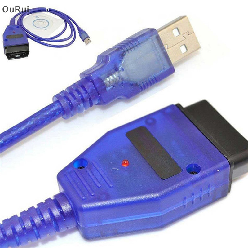 【OR】 VAG409 OBD2 USB KKL COM 409.1 Interface CH340T USB Cable Scanner ...