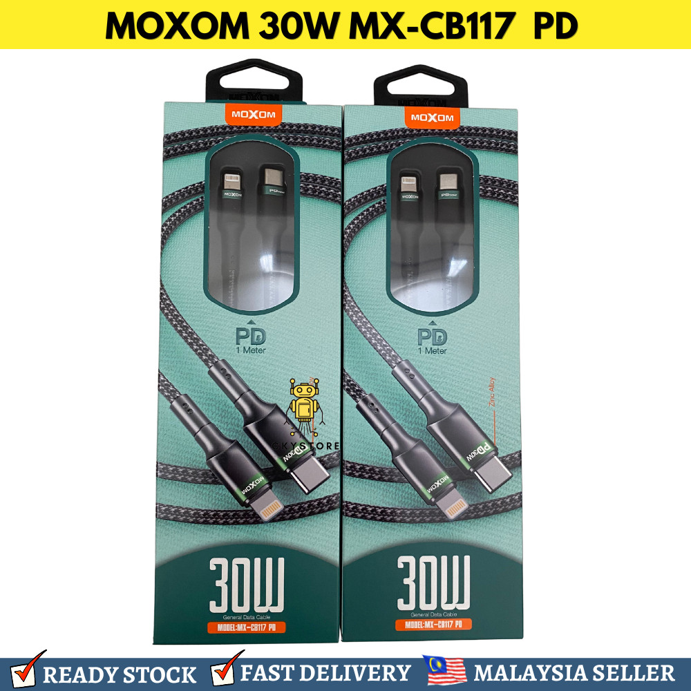 MXM 30W MX-CB117 PD GENERAL Type C to Light--ning Fast Data Charging USB Cable | Shopee Malaysia
