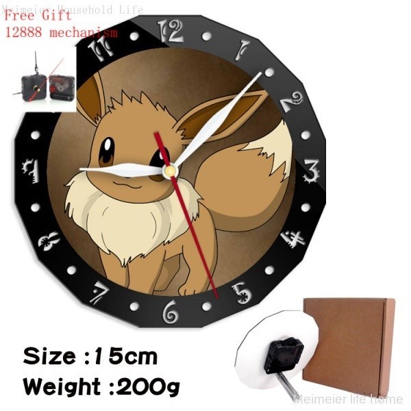 Pokemon Anime Elf Ornaments Come to Picture Make Countertop Table Clock ...