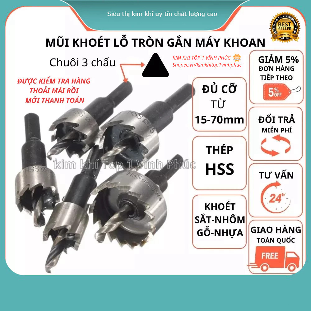 Drill bit for drilling holes in iron, aluminum and plastic to create ...