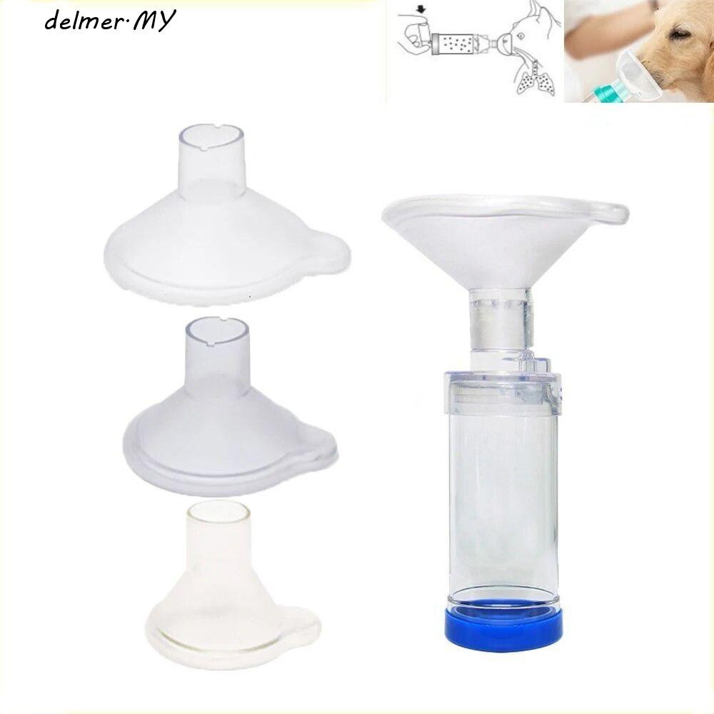 DELMER Aerosol Inhaler Spacer Chamber, With Mask Cup Portable Asthma ...