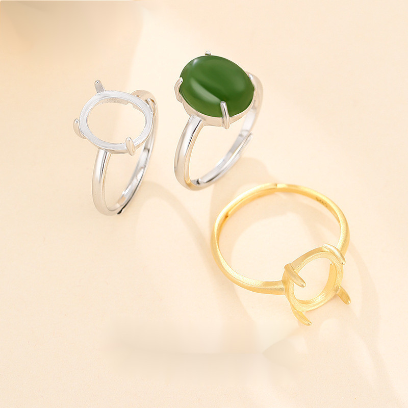 Ring Empty Holder|S925 Sterling Silver Men Women Sand Gold Holder Ancient Method Silver Ring ...