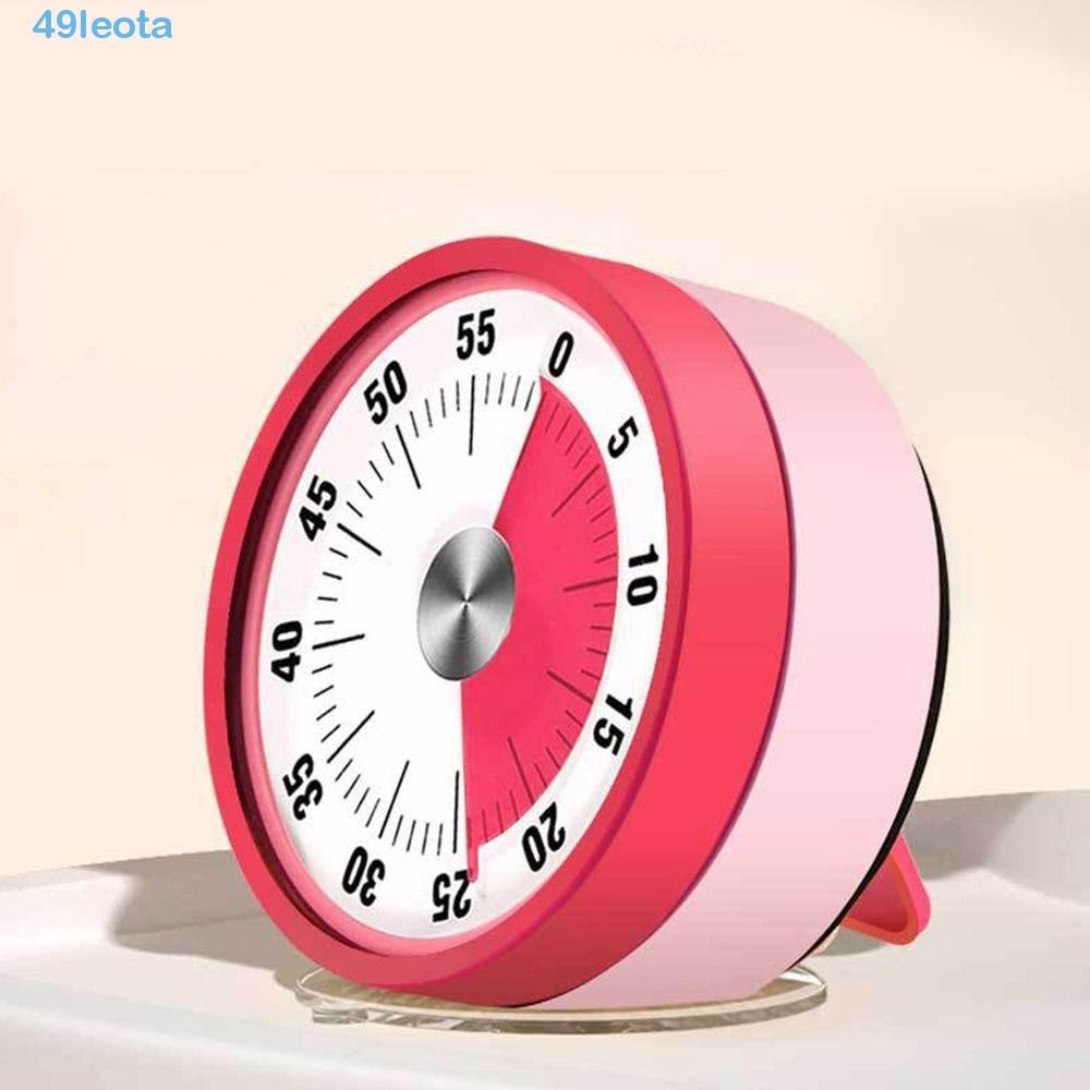 LEOTA 60-Minute Visual Timer, Magnet Stopwatch Alarm Clock Mechanical ...
