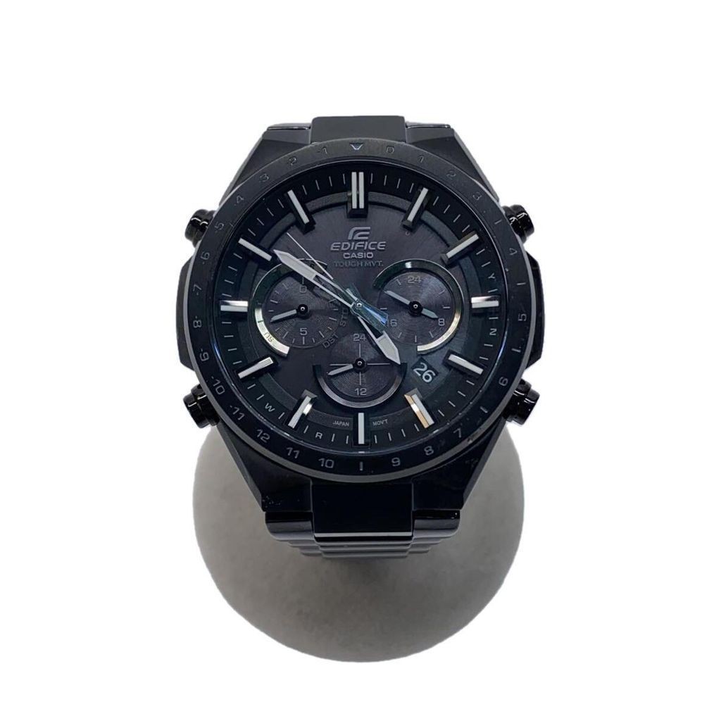 CASIO Wrist Watch Edifice Black Men's Solar Analog Direct from Japan ...