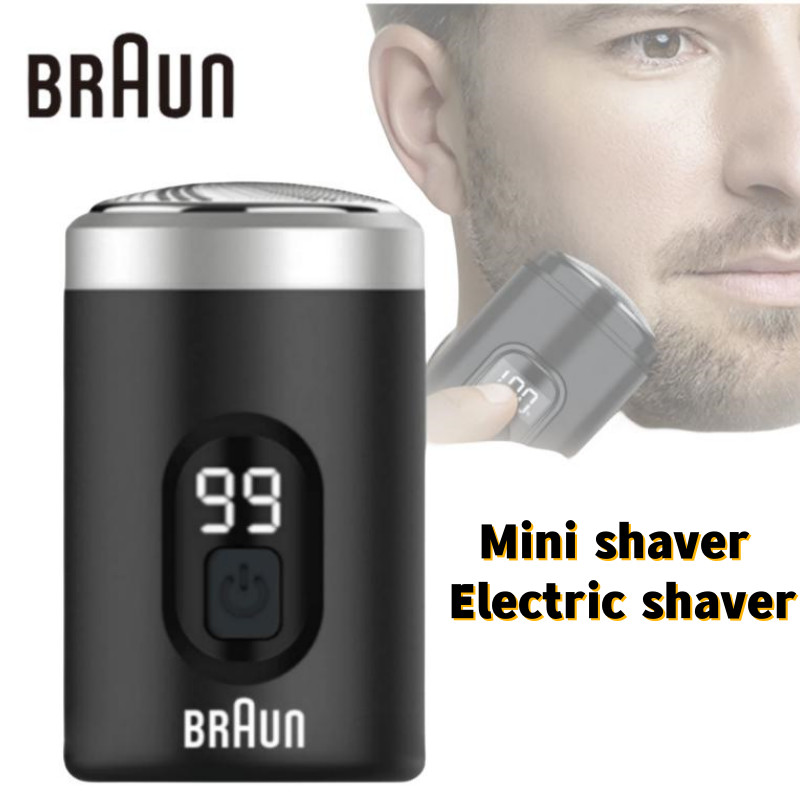 Braun Mini Electric Shaver Rechargeable Shaver Travel Pocket Men's ...