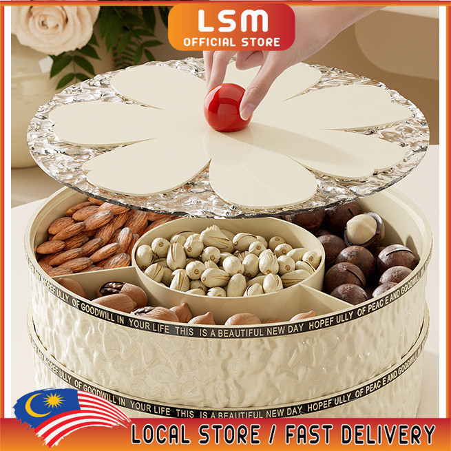 Premium Bekas Biskut Kuih Raya Fruit tray Candy Tray Nut Box Container ...