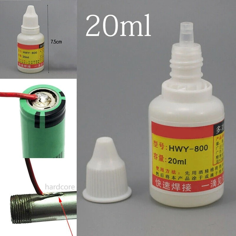 HWY-800 20ml Stainless Steel Flux Solder Liquid Bonding Paste Quick ...