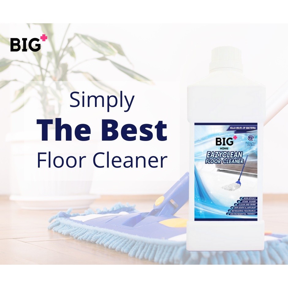 BIG+ EazyClean Floor Cleaner 1000ml Mosaic Vinyl Wooden Flooring Tiles Cleaner Liquid Mop Sabun ...