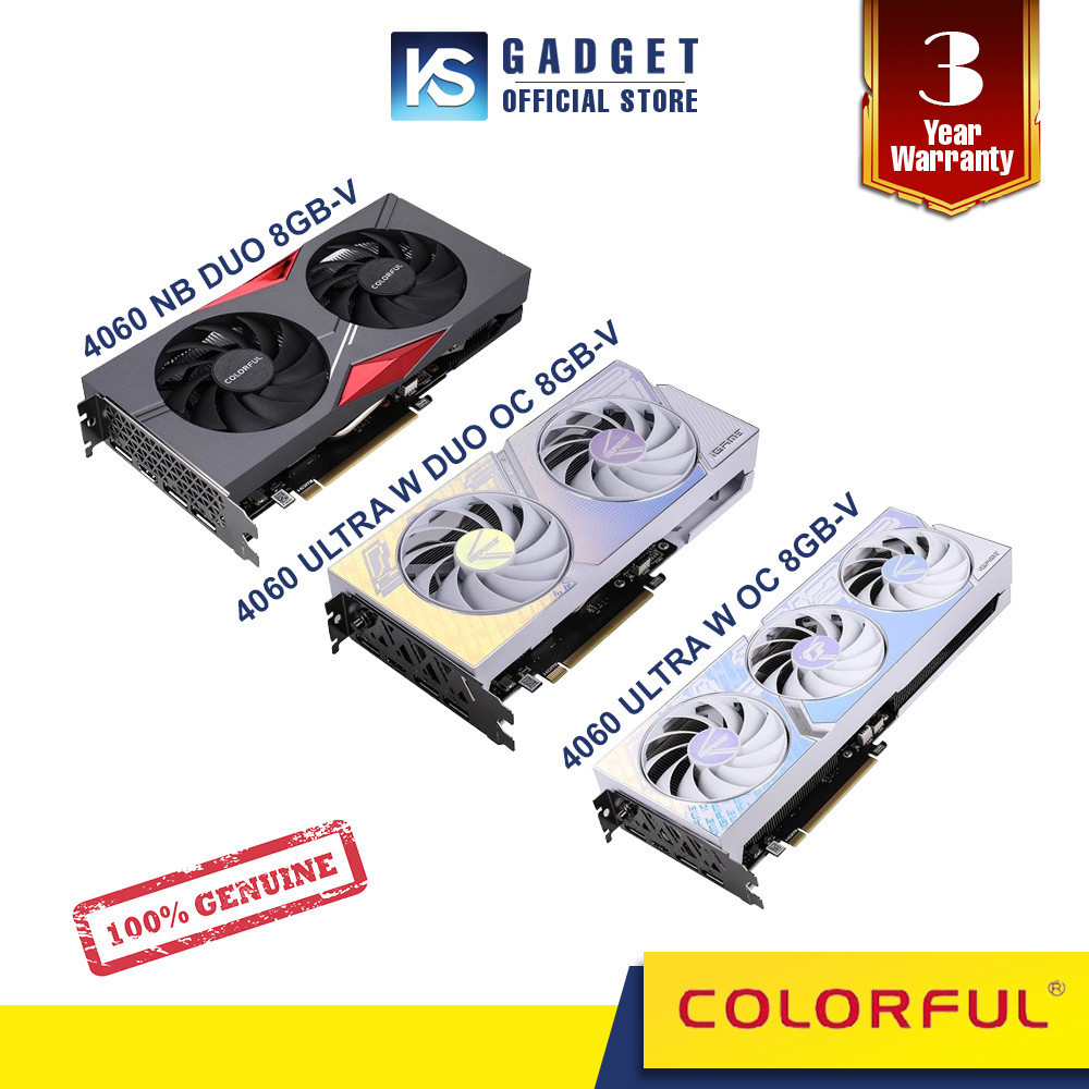 Colorful RTX 4060 NB DUO 8GB-V/Ultra W DUO OC 8GB-V/Ultra W OC 8GB-V ...