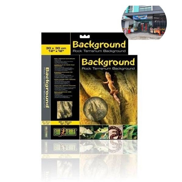 Exo Terra Rock Terrarium Backgrounds 30 x 30cm / 12” x 12” | Shopee ...