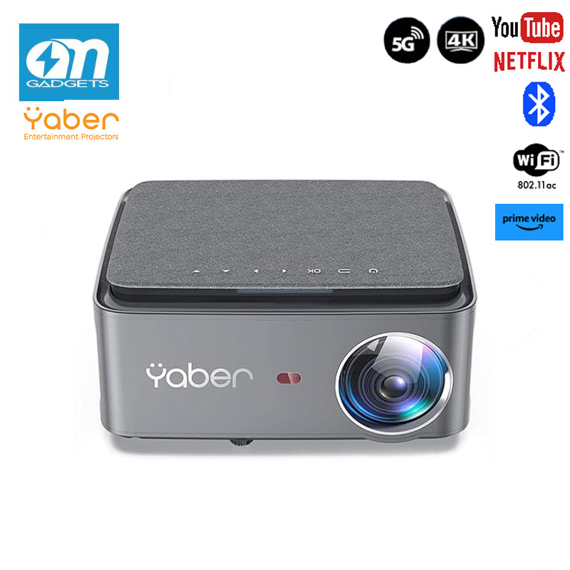 Yaber PRO U6 5G WiFi Bluetooth 4K Home Projector, Full HD Native ...