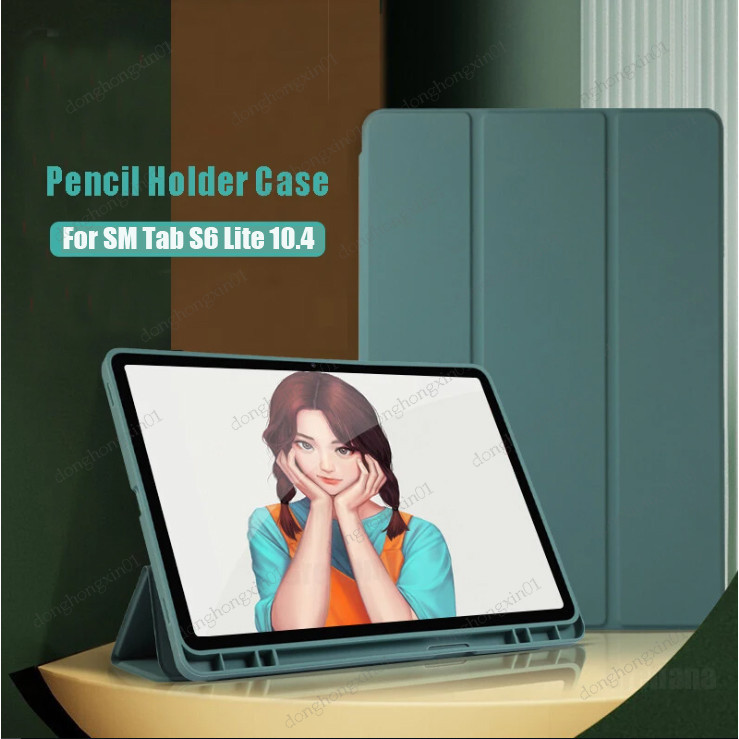 For Samsung Galaxy Tab S6 Lite (2024) SM-P620 SM-P625 Cover with Pencil ...