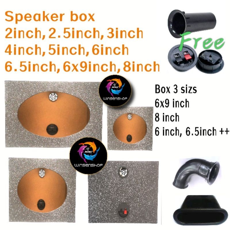 2inch, 2.5 inch,3.5inch,4inch, 5 inch, 6 inch, 6.5 inch 6X9 inch, 8 ...