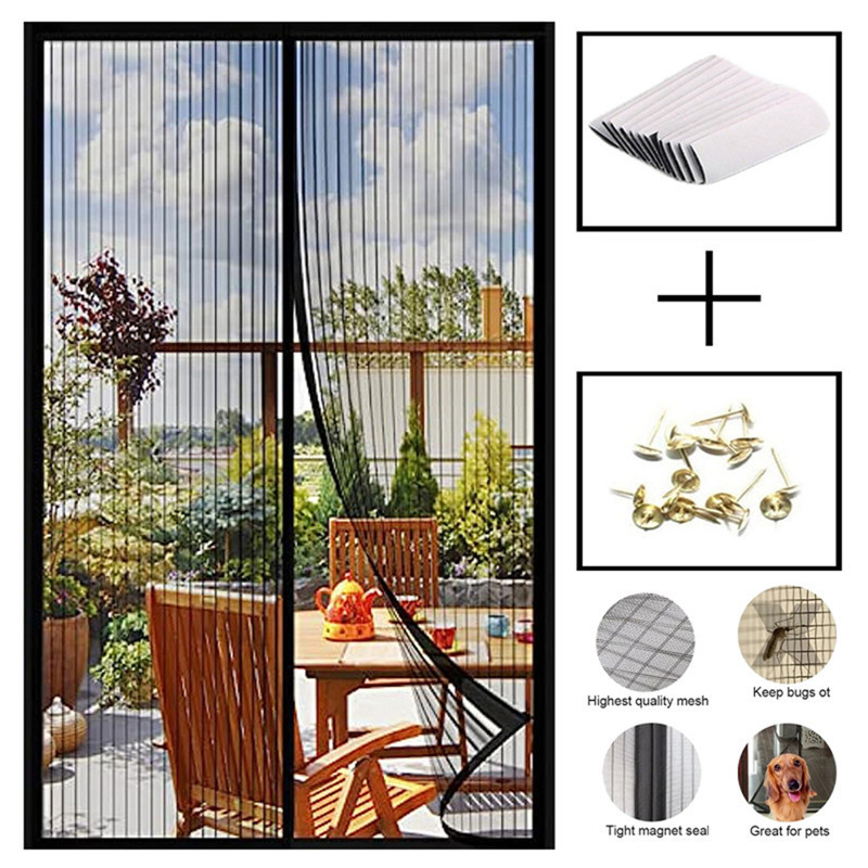 Magnetic Door Curtain Anti Mosquito Insect Net Summer Fly Screen Net ...