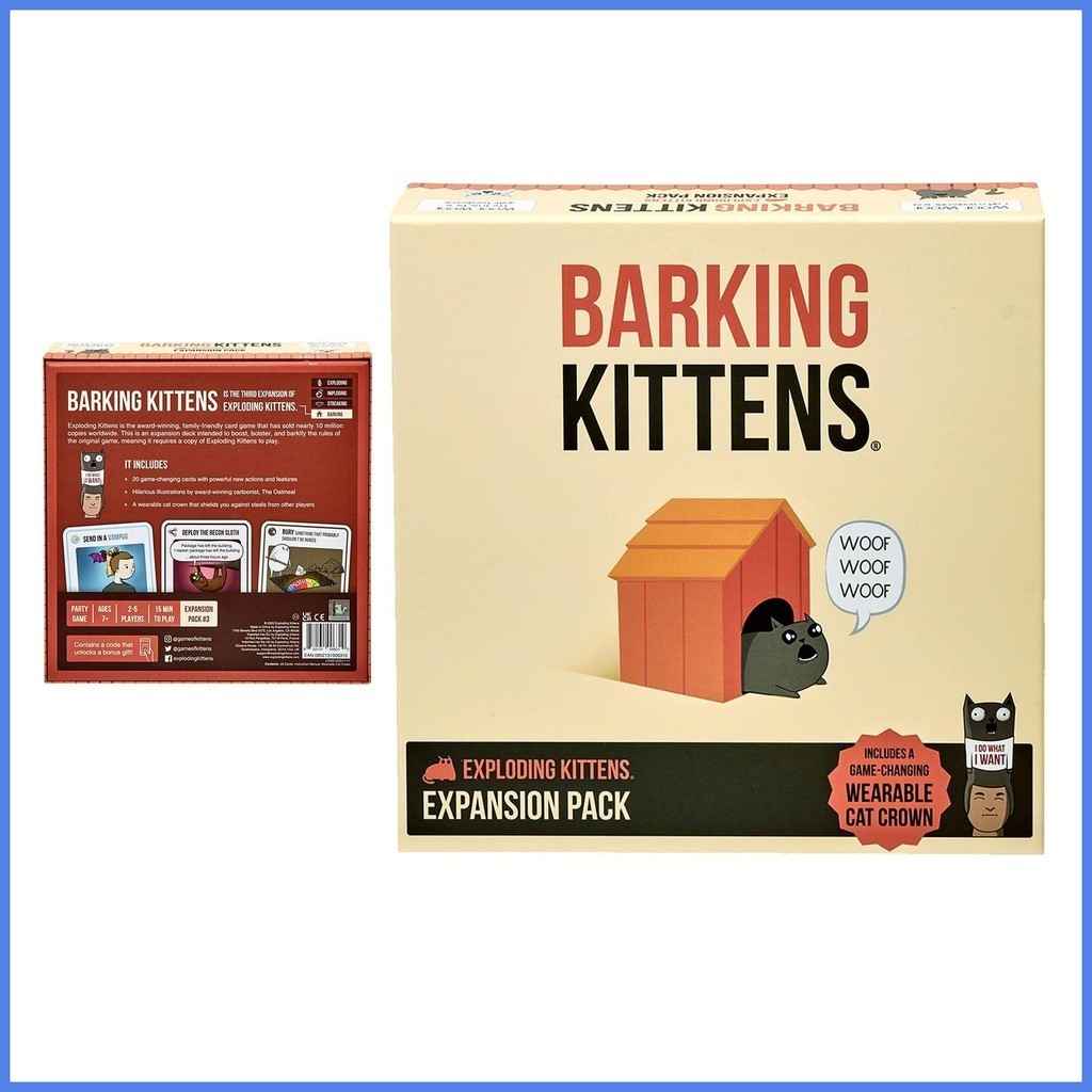 Barking Kittens This is The Third Expansion of Exploding Kittens Party ...