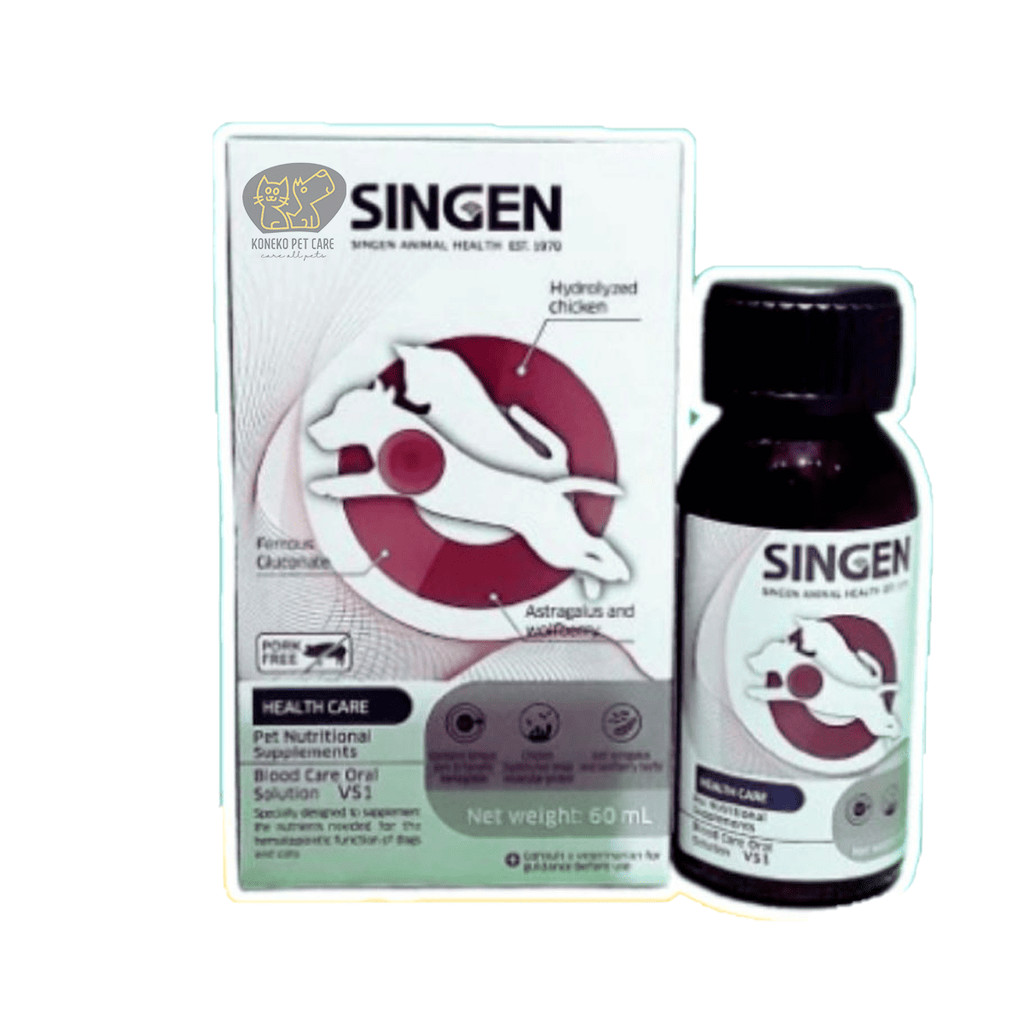 Singen Blood care Oral Solution vitamins for dogs and cats | Shopee ...