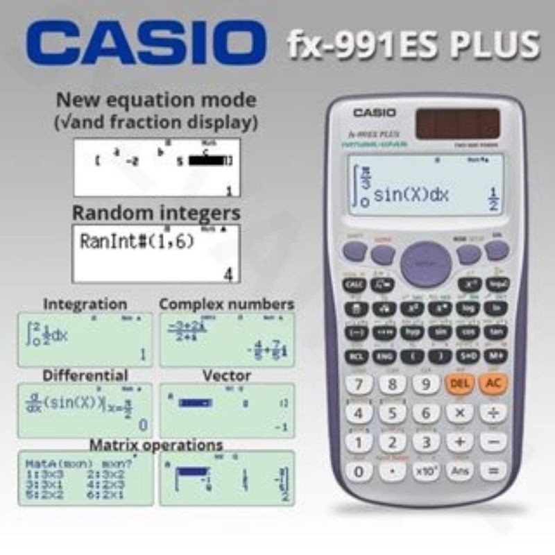 FX-991ES Plus Casio Calculator Scientific | Shopee Malaysia