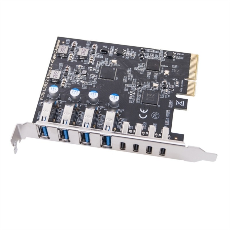 R* USB3 2 Gen2 PCIE Card 8Ports PCIE USB3 2 Card 10Gbps Each Port Data ...