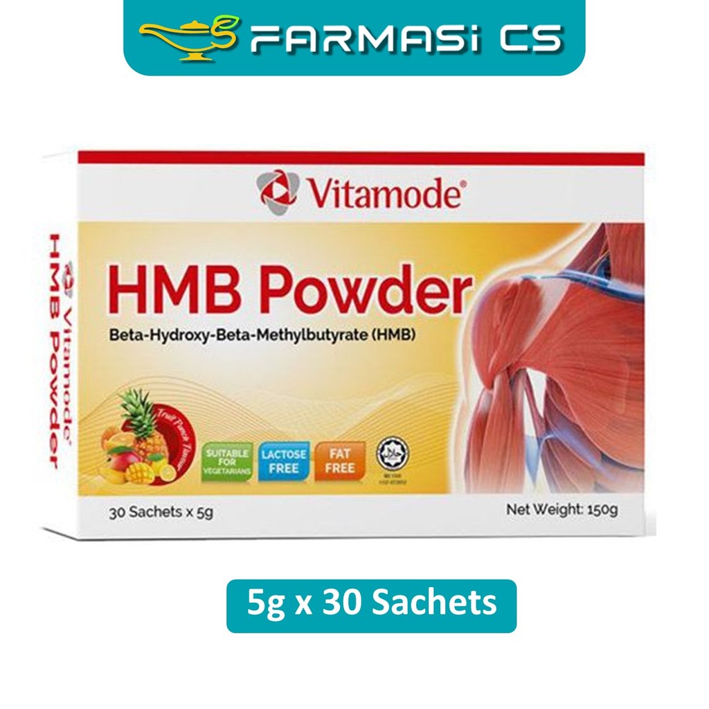 Vitamode HMB Powder 5g x 30 Sachets EXP:10/2026 [ Calcium Farmasi CS ...