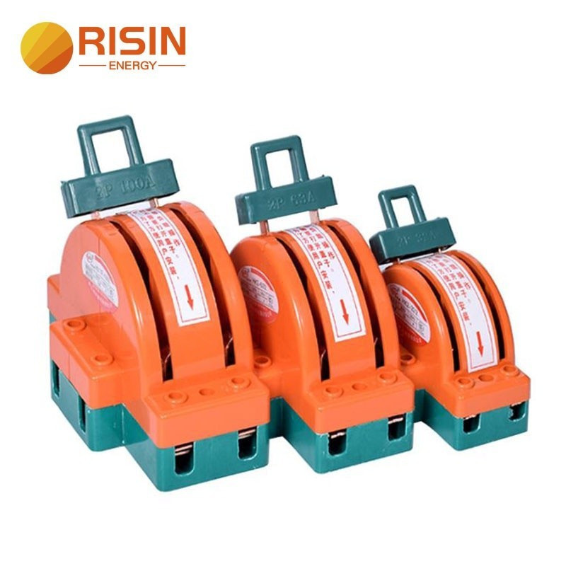 Heavy Duty 2P 3P 4P 32A 60A 100A Double Throw Safety Kinfe Disconnect ...