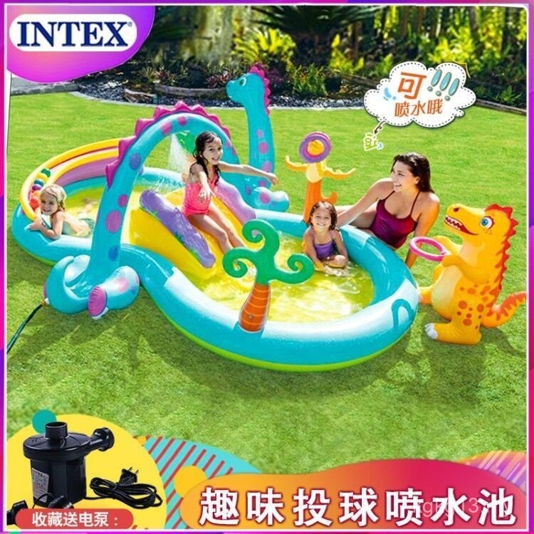 [1355 People Collection] Crocodile Baby Child Inflatable Swimming Pool ...