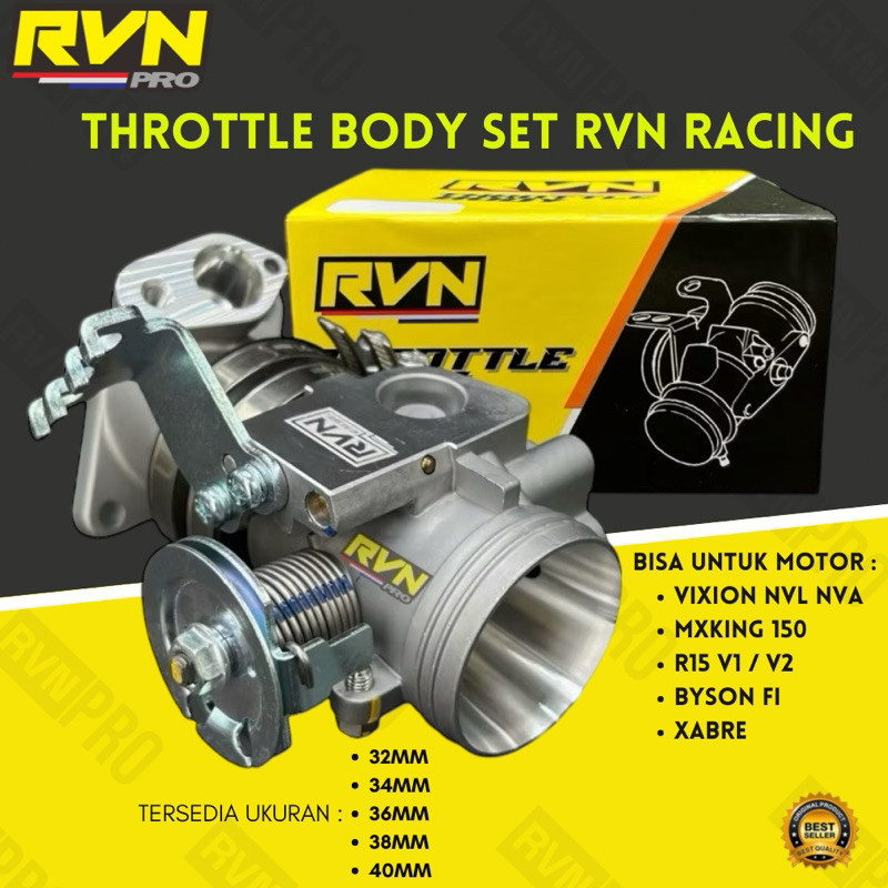 Tb THROTTLE BODY RACING MXKING 150 VIXION NEW NVA NVL R R15 V1 V2 XABRE ...