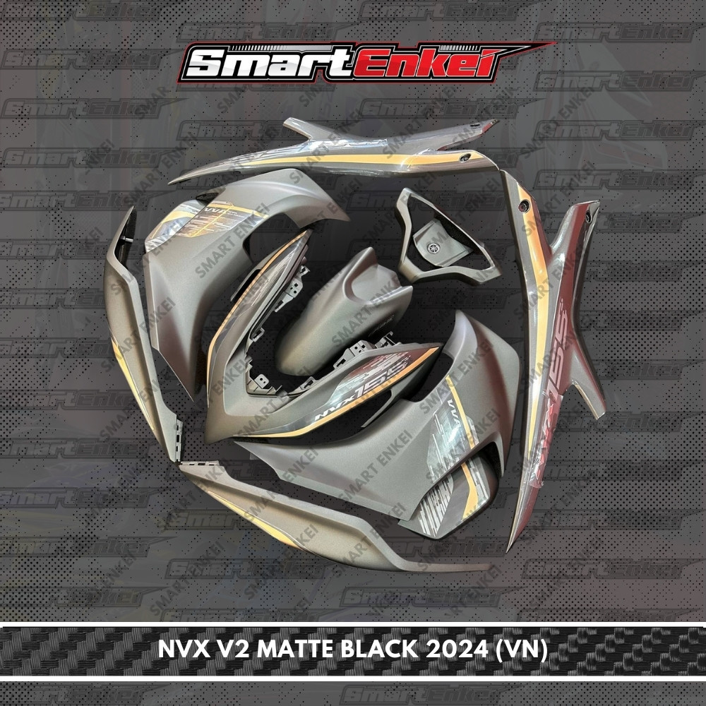ORIGINAL-NVX 155 V2 NVX HITAM MATTE 2024 COVERSET ORIGINAL VIETNAM ...