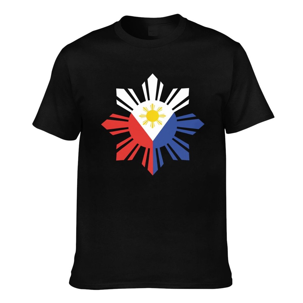 Philippine Flag Pinoy Flag Filipino Men'S Custom T-Shirt | Shopee Malaysia