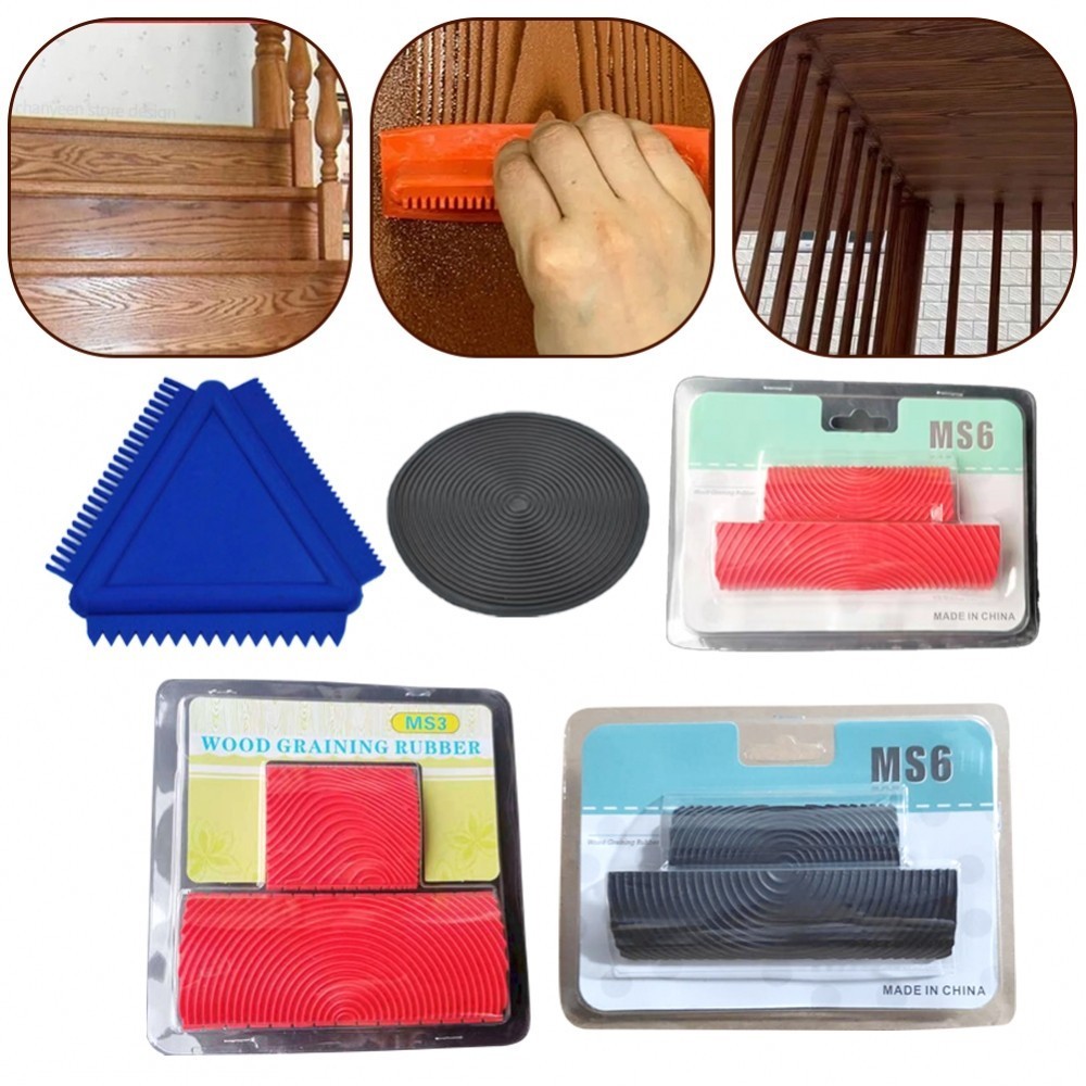 Rubber Wood Graining Tool for DIY Wall Decor Create Realistic Wood ...