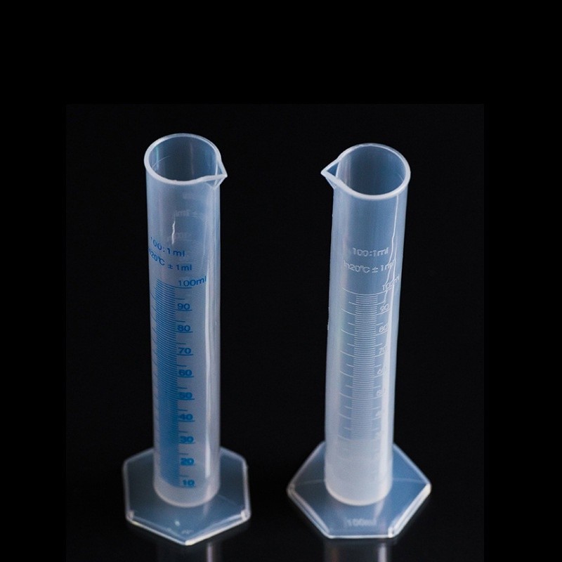 Plastic measuring cylinder acid and alkali resistant Indian measuring ...