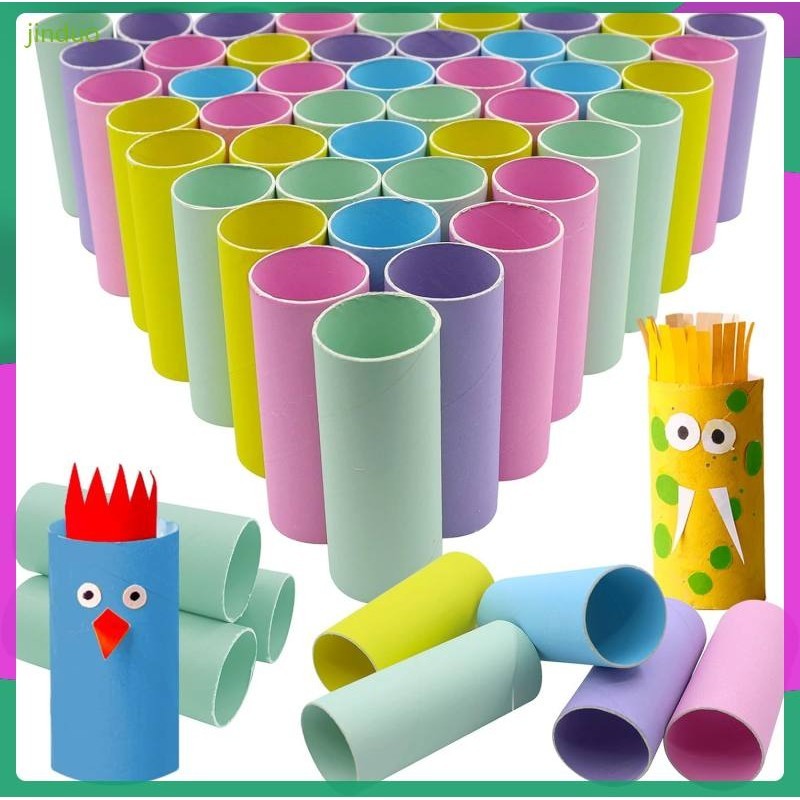 Paper Roll Round Double Cylinder Material Tubes Craft Kids | Shopee ...