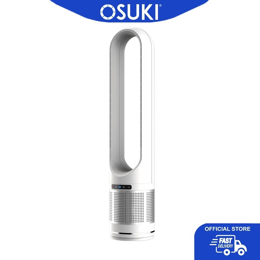 OSUKI Bladeless Fan 105cm Air Filter Tower Stand X77 | Kipas Tanpa ...