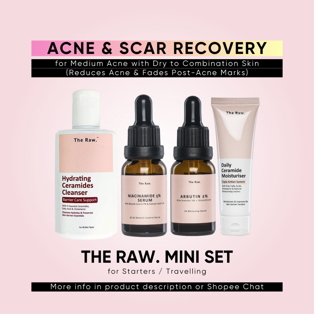The Raw. Mini Set - Acne & Scar Recovery (Reduces Acne & Post-Acne ...